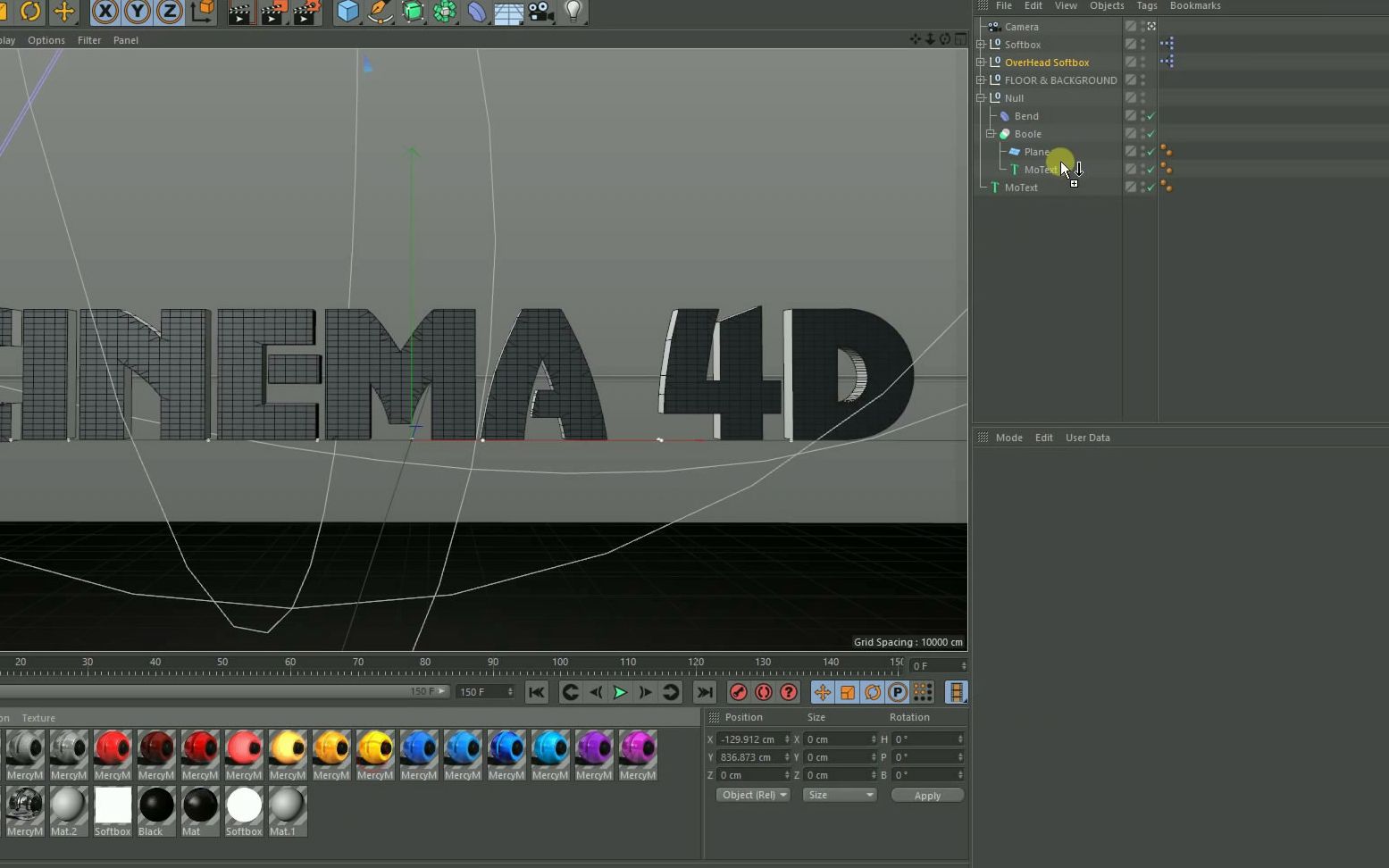 Cinema 4D C4D教程 用C4D制作一翻页卷曲文字特效视频教程讲解