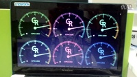 发动机转速仪表盘