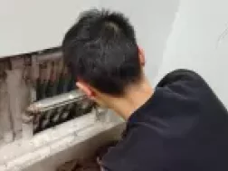 做一个安安静静的美男子,专心清洗地暖管道!地暖分水器拆装演示