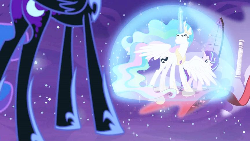 《小马宝莉》超级反派,黑化月亮公主和黑化宇宙公主!