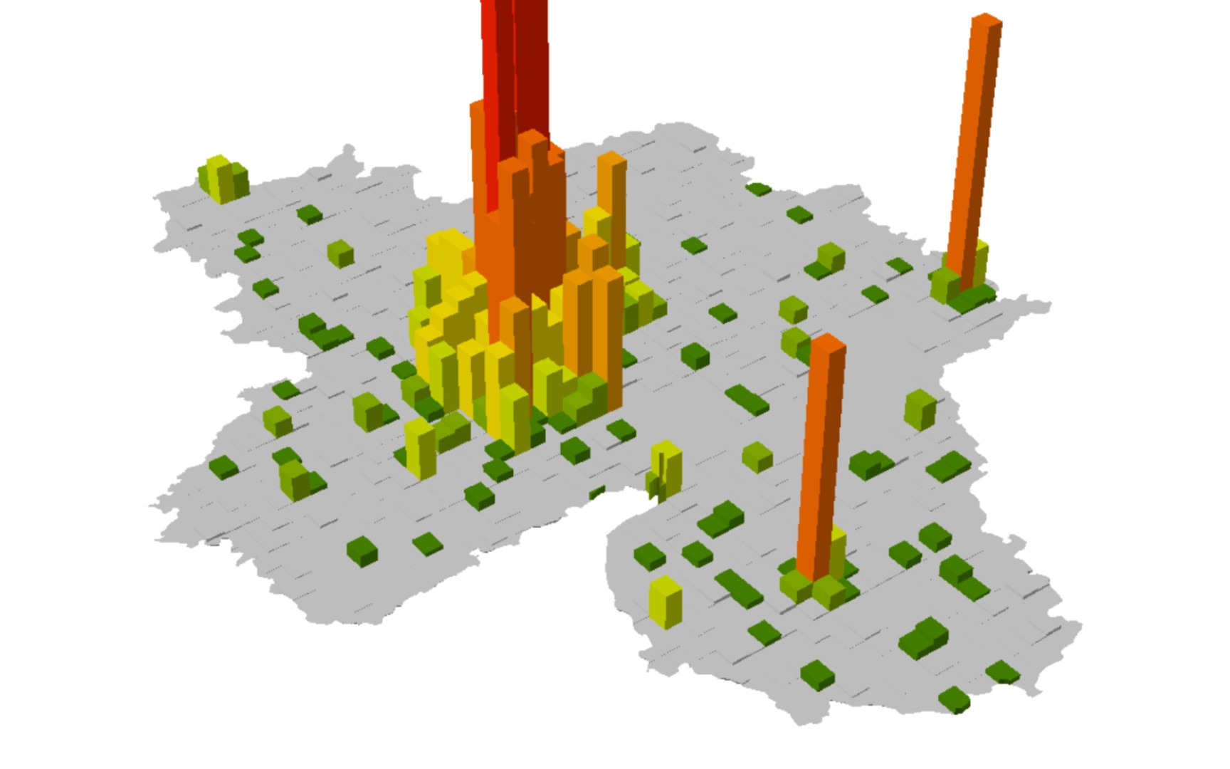 基于ArcGIS制作区域渔网分析图