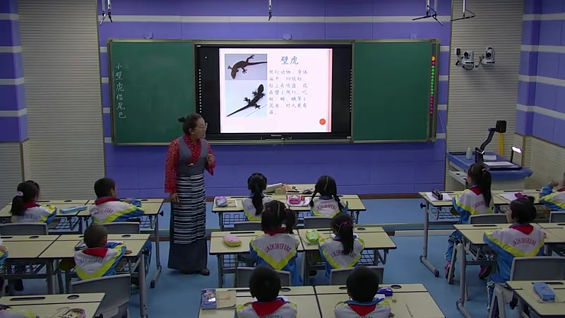 《第八单元:21 小壁虎借尾巴》部编版小学语文一年级下册 省级公开课 ...