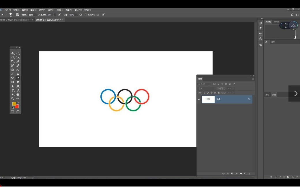 奥运五环的制作