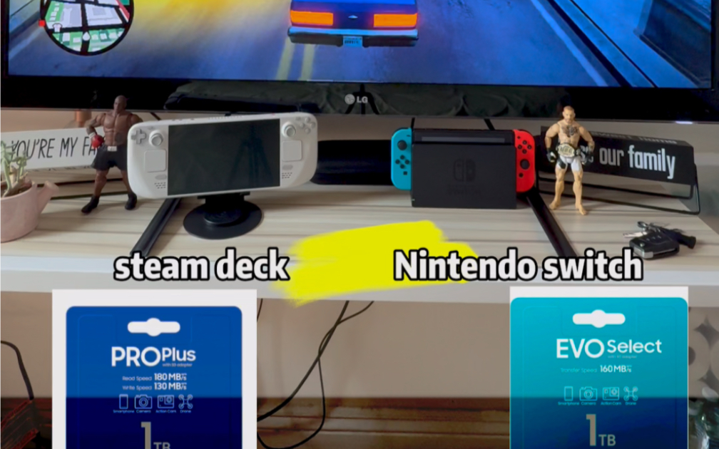 内存卡测速steam deck Nintendo switch