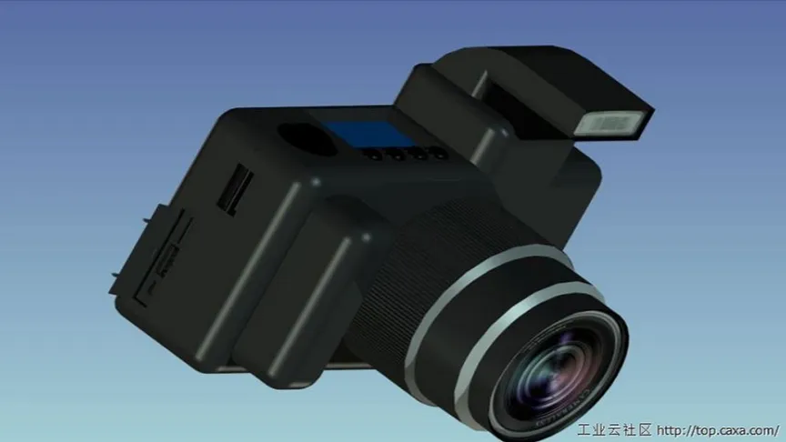 CAXA 3D 实体设计 一(43)实体切割