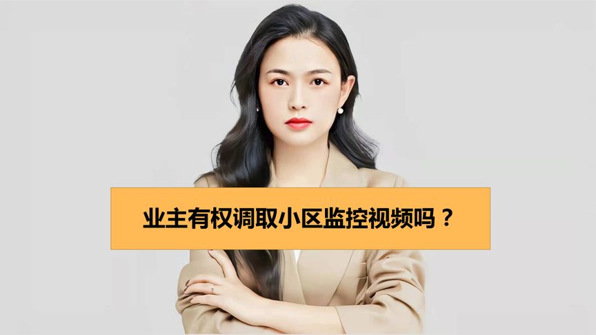 业主有权调取小区监控视频吗
