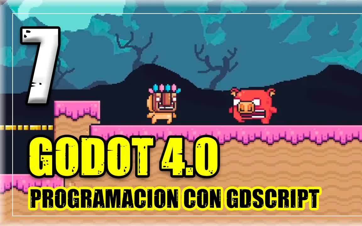 Godot4横版平台2D游戏教程P7:主菜单、导出和更改场景