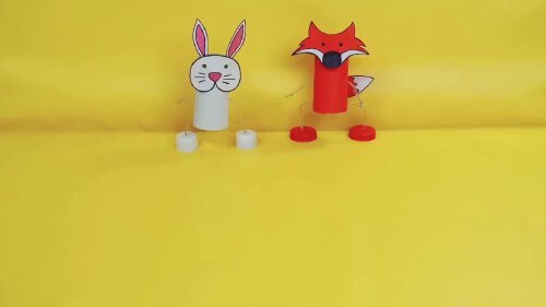 今天我们来制作折木偶玩具!