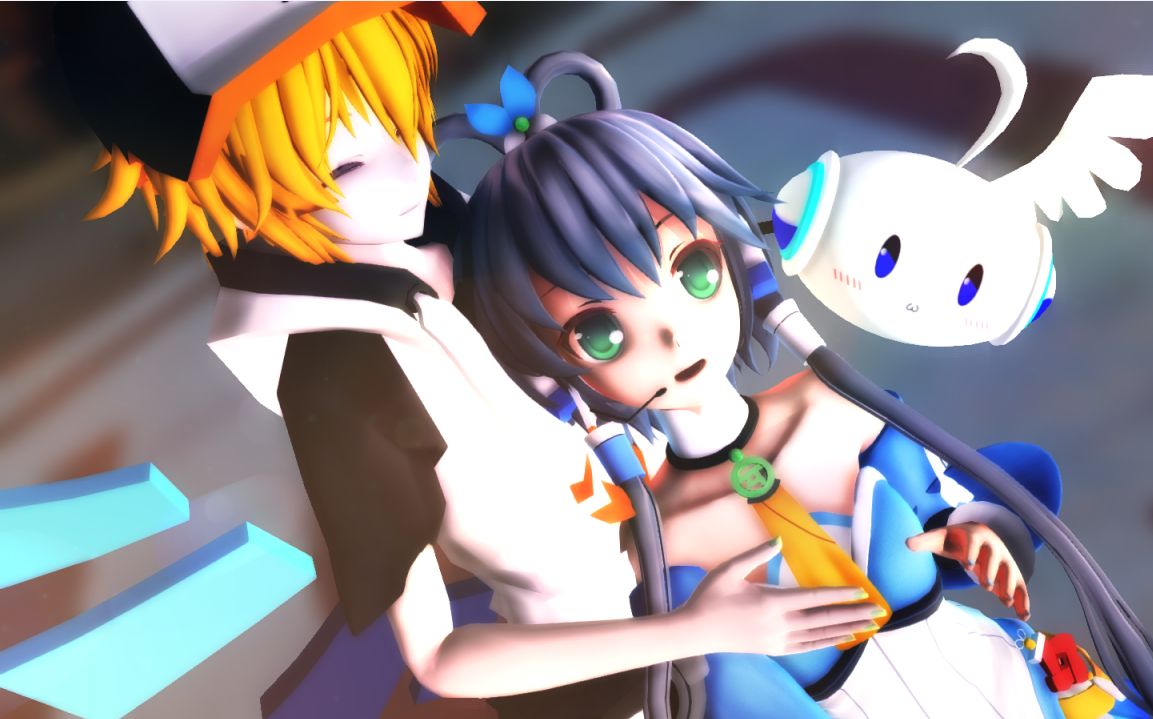 【VC/凹凸世界MMD】天依带着金跳舞啦