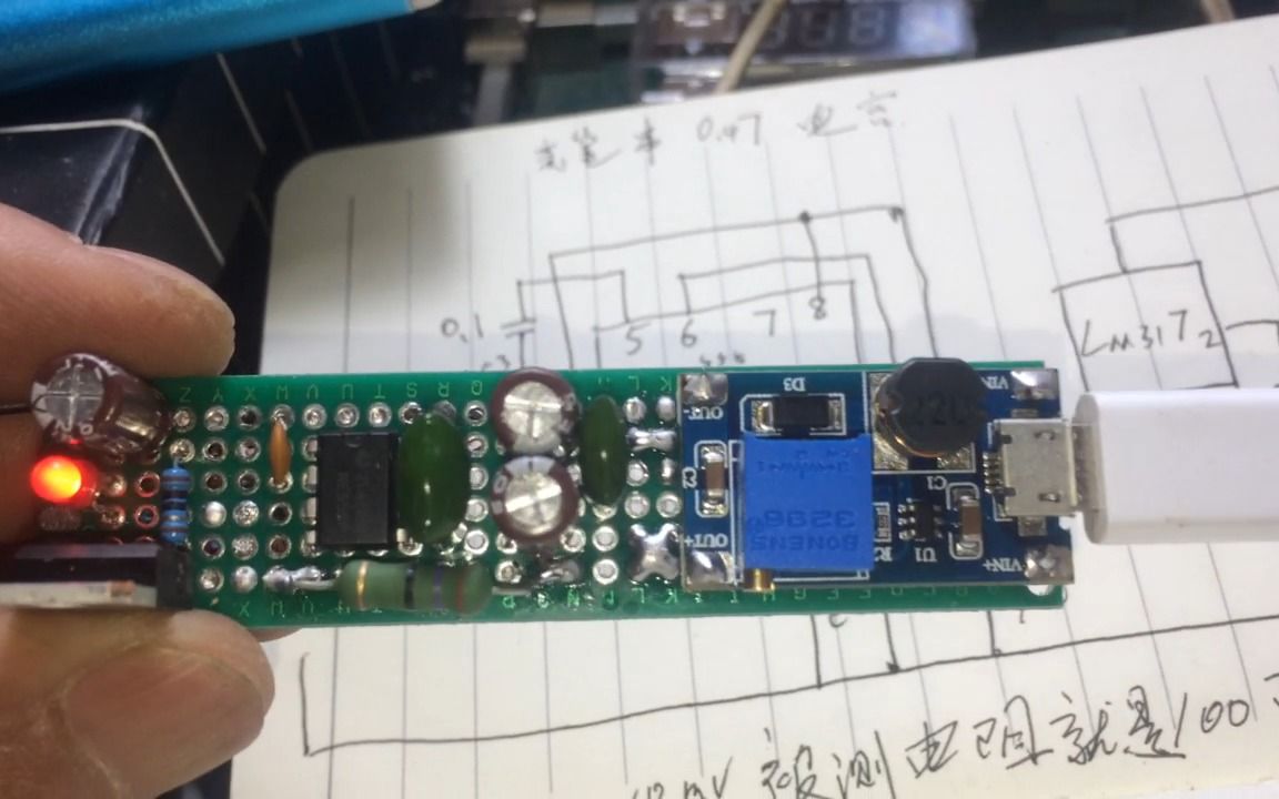 几毛钱制作的电池内阻仪