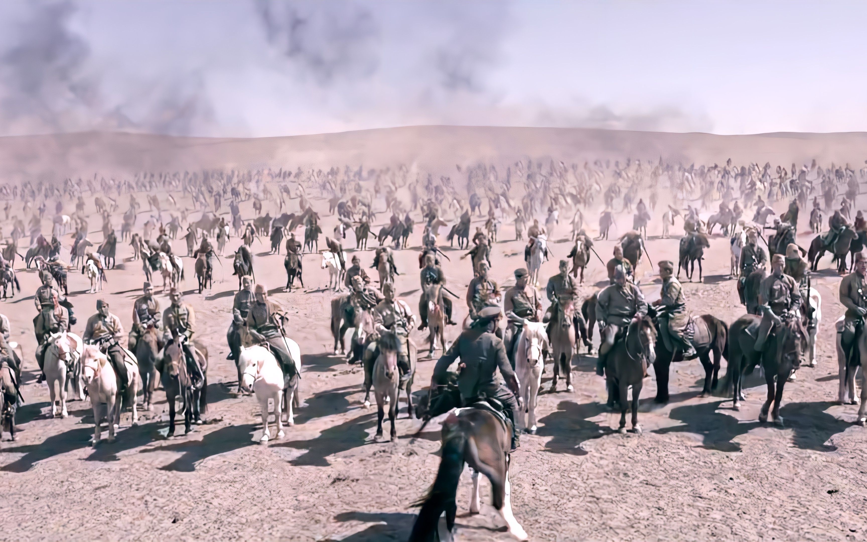 少见的蒙古二战电影,蒙古铁骑横扫日军,几乎全歼日本关东军