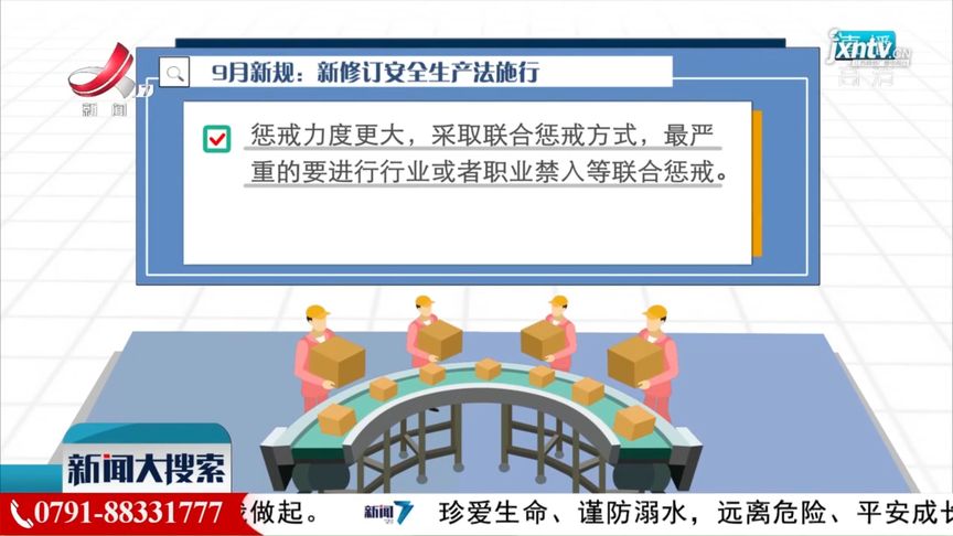 【搜热点】9月新规:新修订安全生产法施行