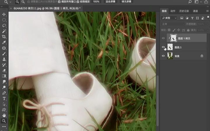 PS 快速P鞋,ps修图