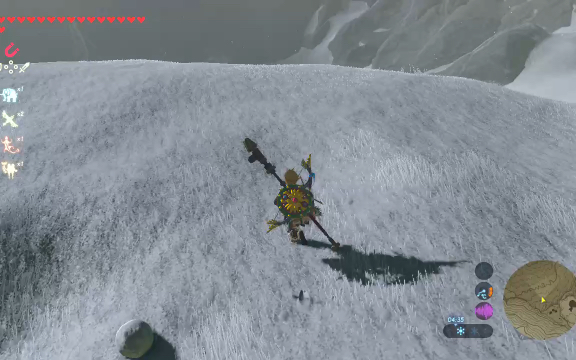 【塞尔达传说 旷野之息】发现了一个滑雪圣地