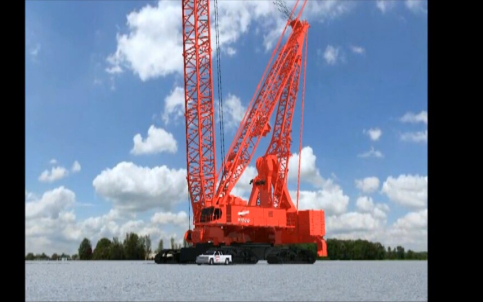 Manitowoc 31000 履带起重机组装演示