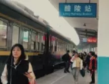 [火车][醴陵站]HXD3D+25G [K787]南昌-成都 列车进站