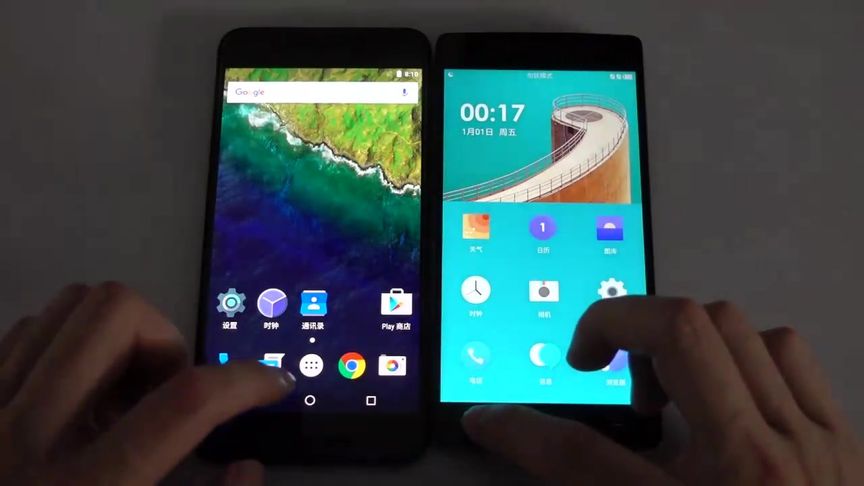 氢OS 1.4版 vs 安卓6.0原生系统APP启动速度对比