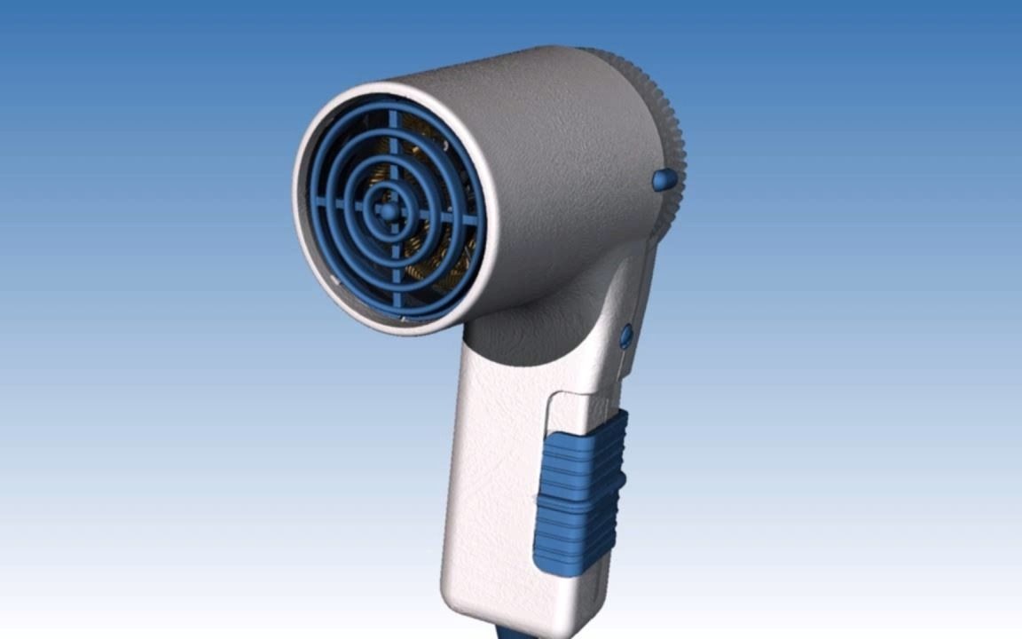蔡司工业CT-3C 产品内部检测, 内部缺陷检测 , Zeiss_Haartrockner