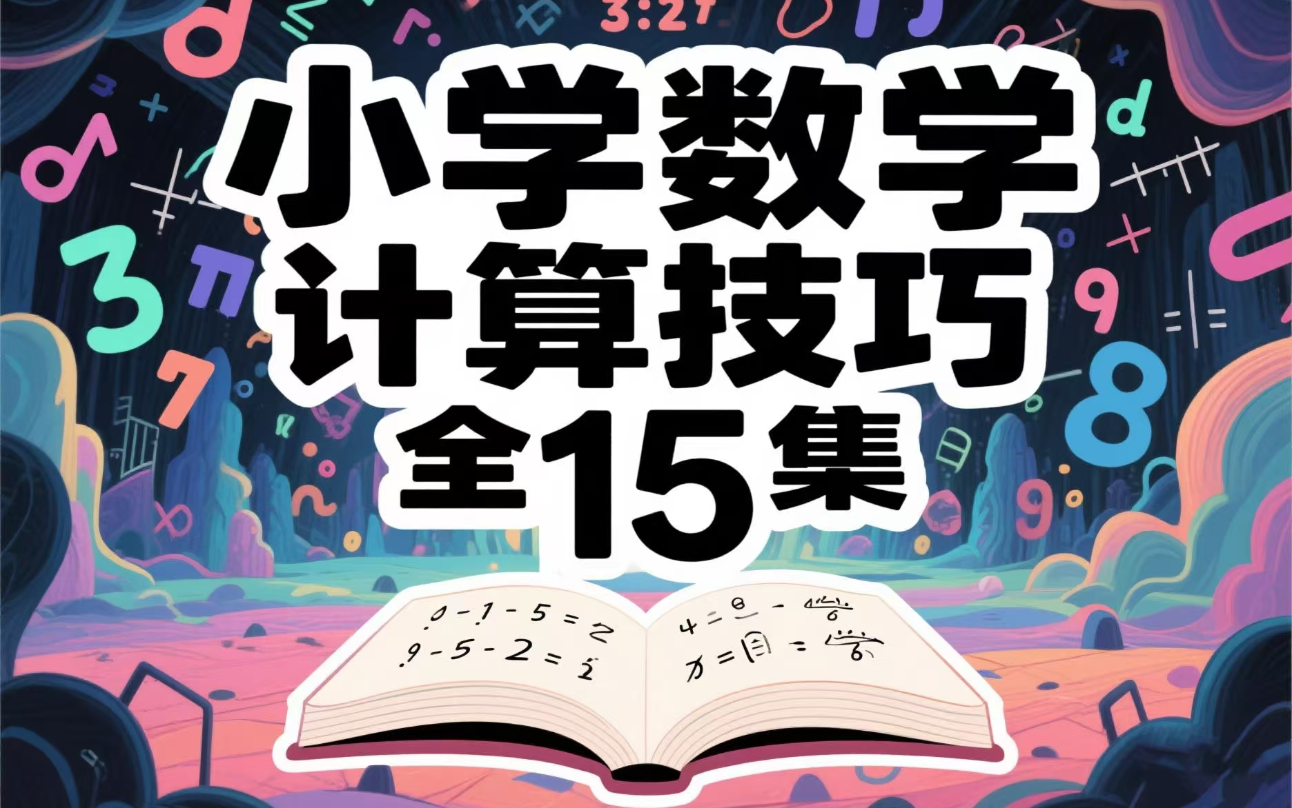 全15集【小学数学计算技巧】带我们走进速算的世界 掌握窍门计算...