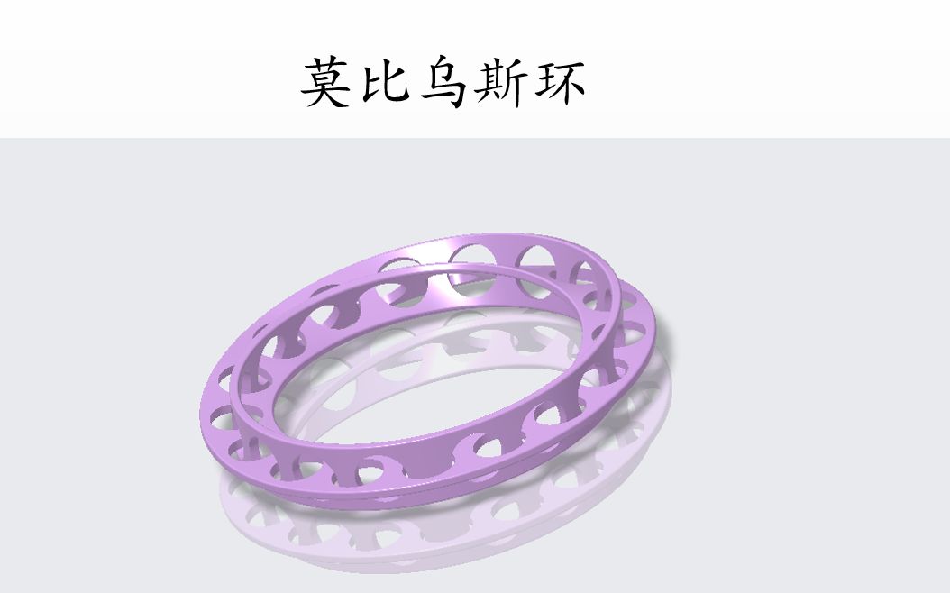 CREO莫比乌斯环建模