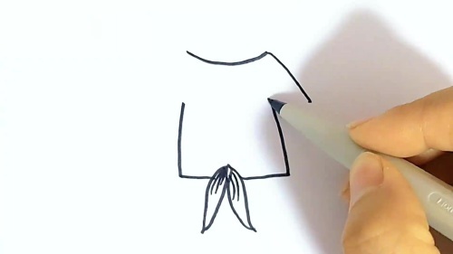 这件衣服画的好看吗?创意简笔画,少儿创意美术,衣服简笔画