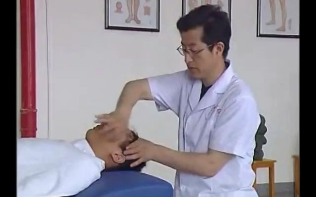 推拿手法技术:74.头面部常规操作示范教学