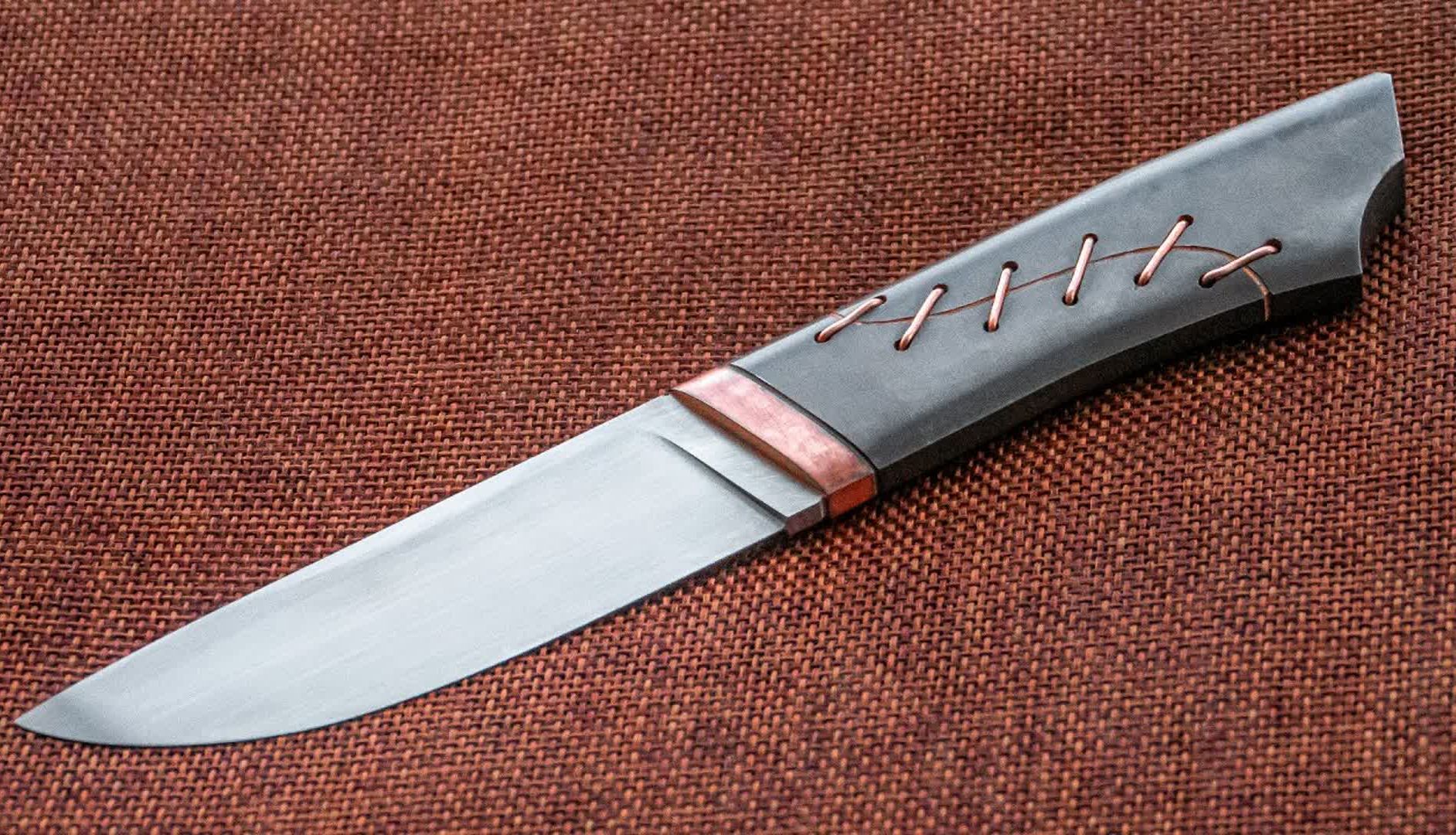 切割一块高硬度钢板料,来打造一把军用匕首,看着太犀利了