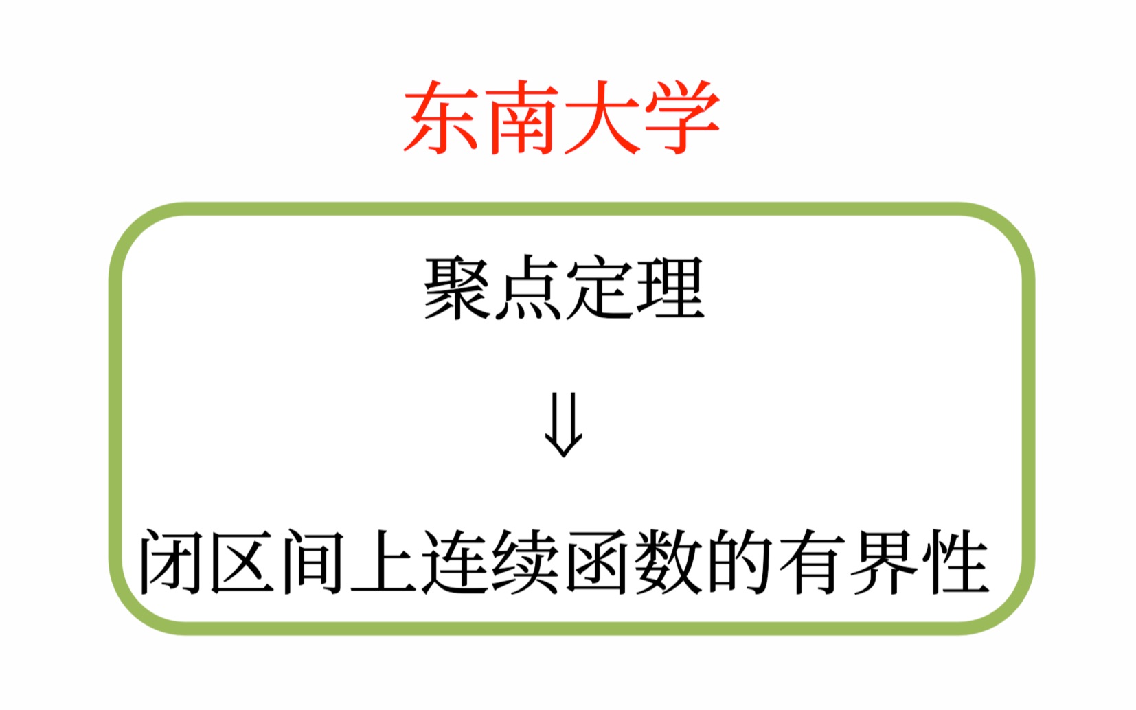 ...、闭区间连续函数的有界性、收敛数列的有界性(东南大学2023(17))
