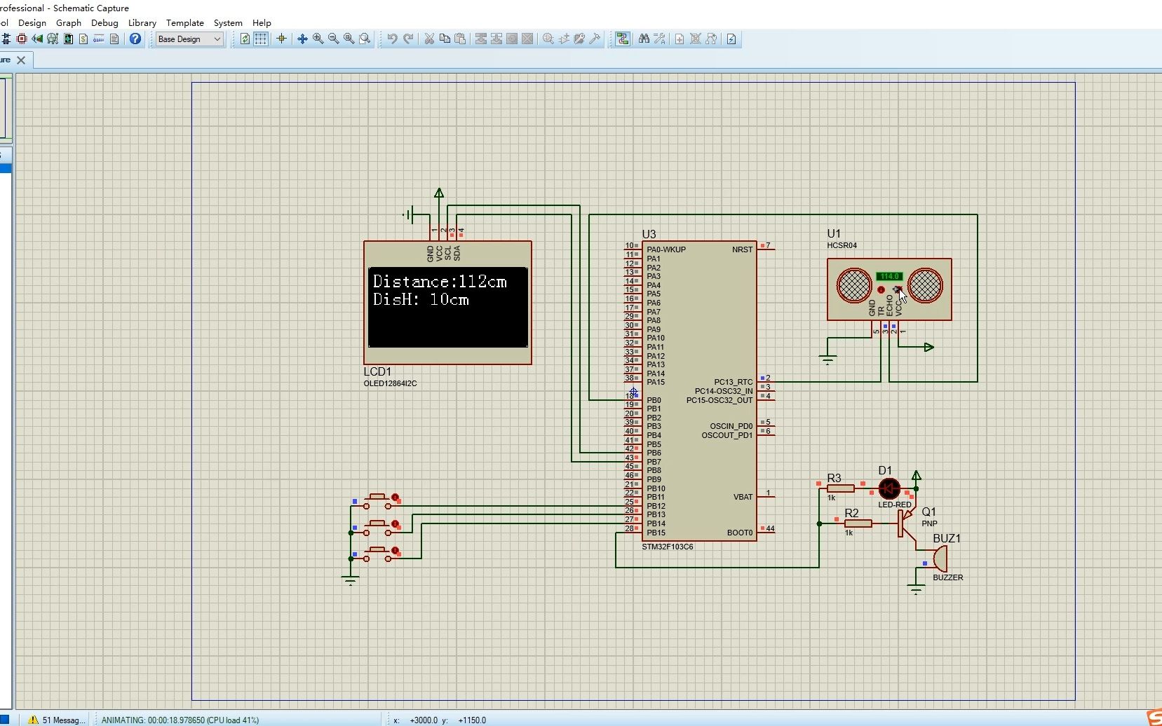 25、基于STM32倒车雷达系统(OLED显示)