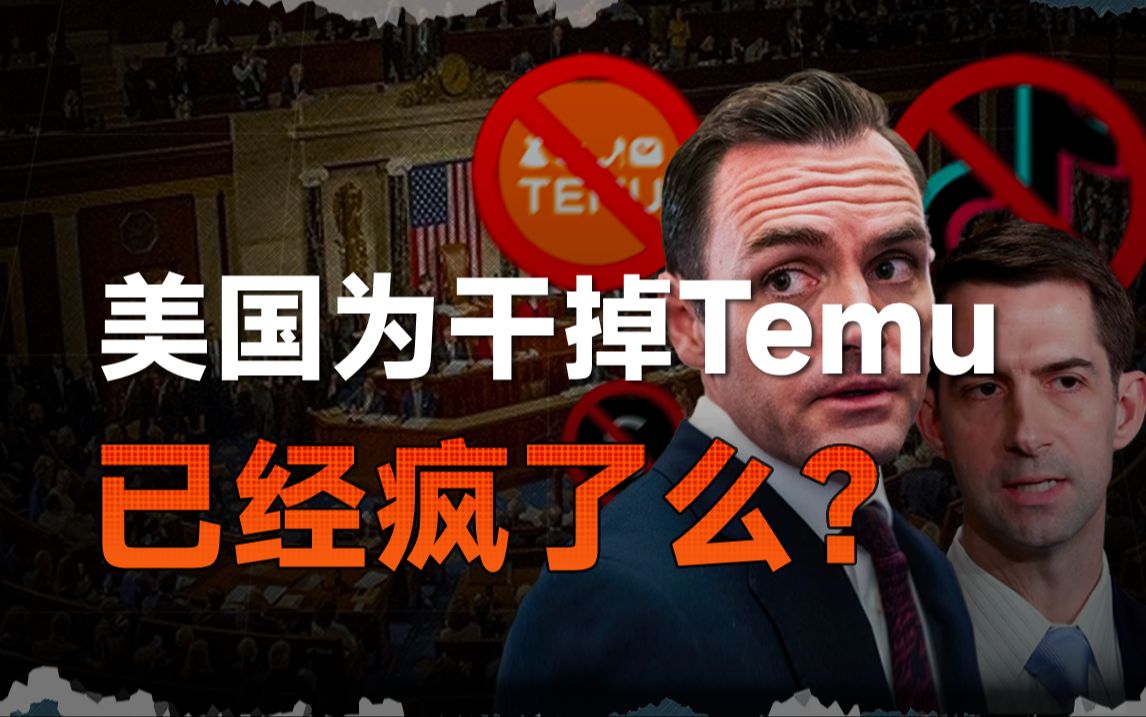 花10亿美元,收7亿关税,美国为干掉Temu已经疯了么?