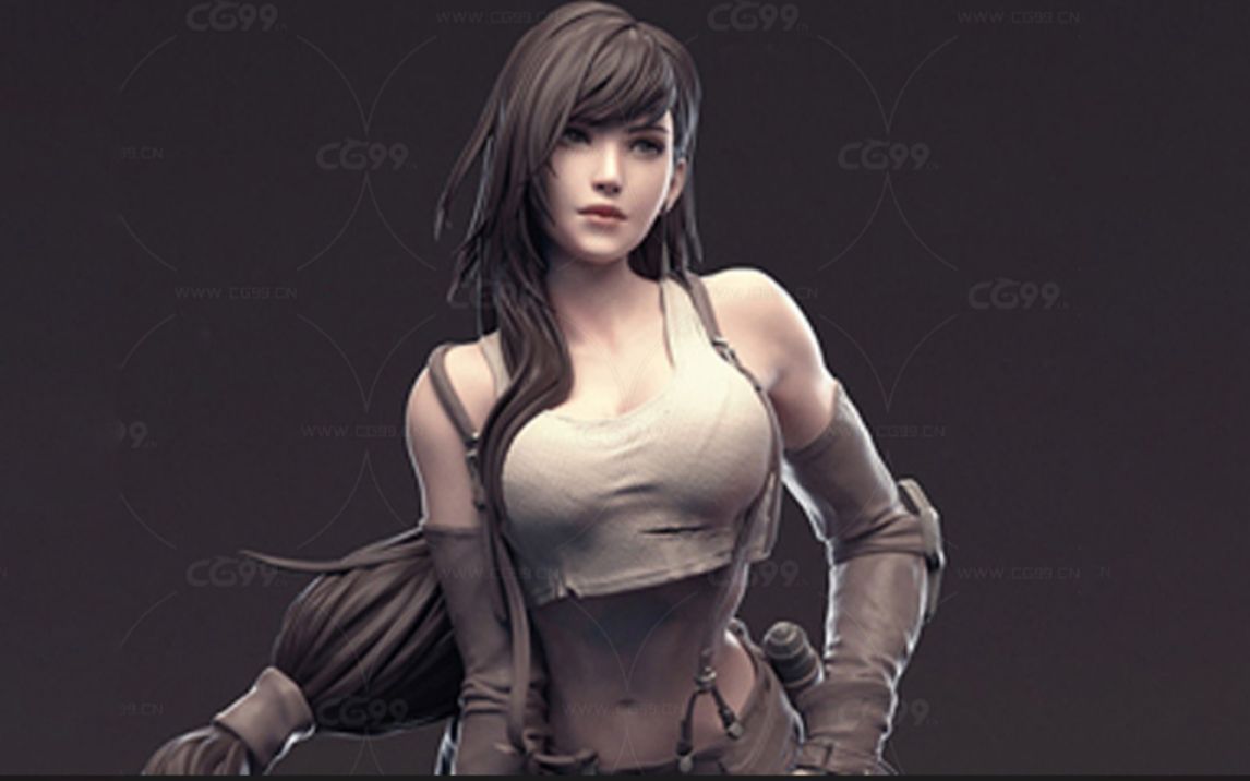 3D角色建模-小姐姐来一个我就做一个就怕身体顶不住啊