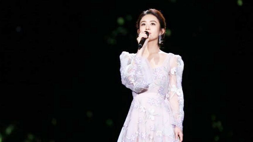 赵丽颖-演唱经典歌曲《十年 》十年之前我不认识你,你不属于我!