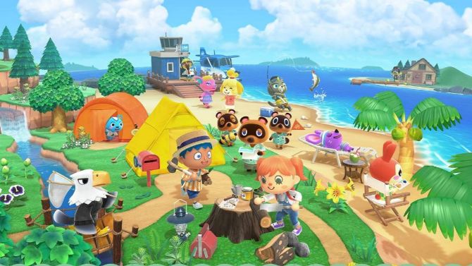 任天堂NS主机游戏——《集合啦动物森友会》预告片 #任天堂switch