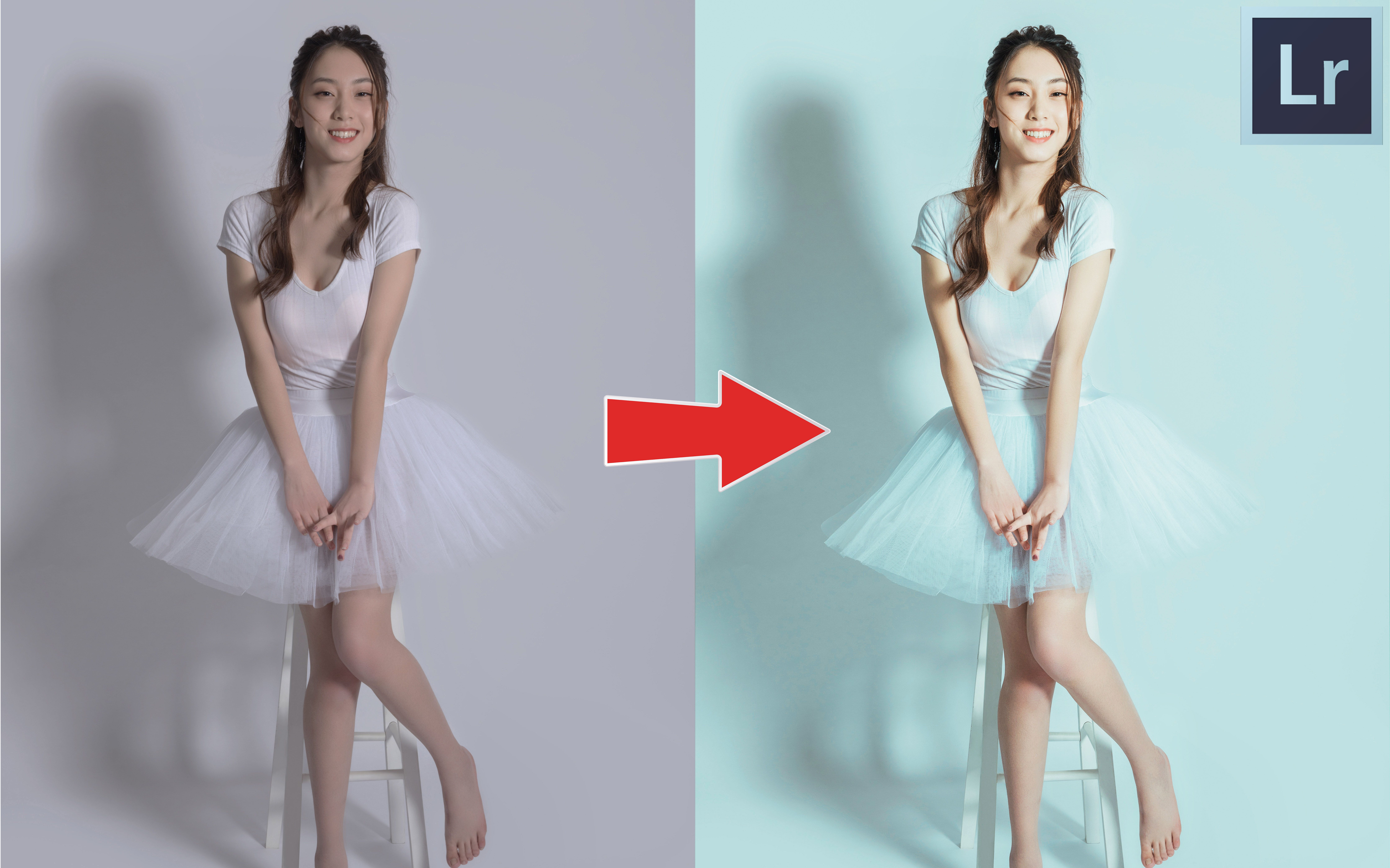 【LR调色教程】如何调出通透清新的私房照|送预设!