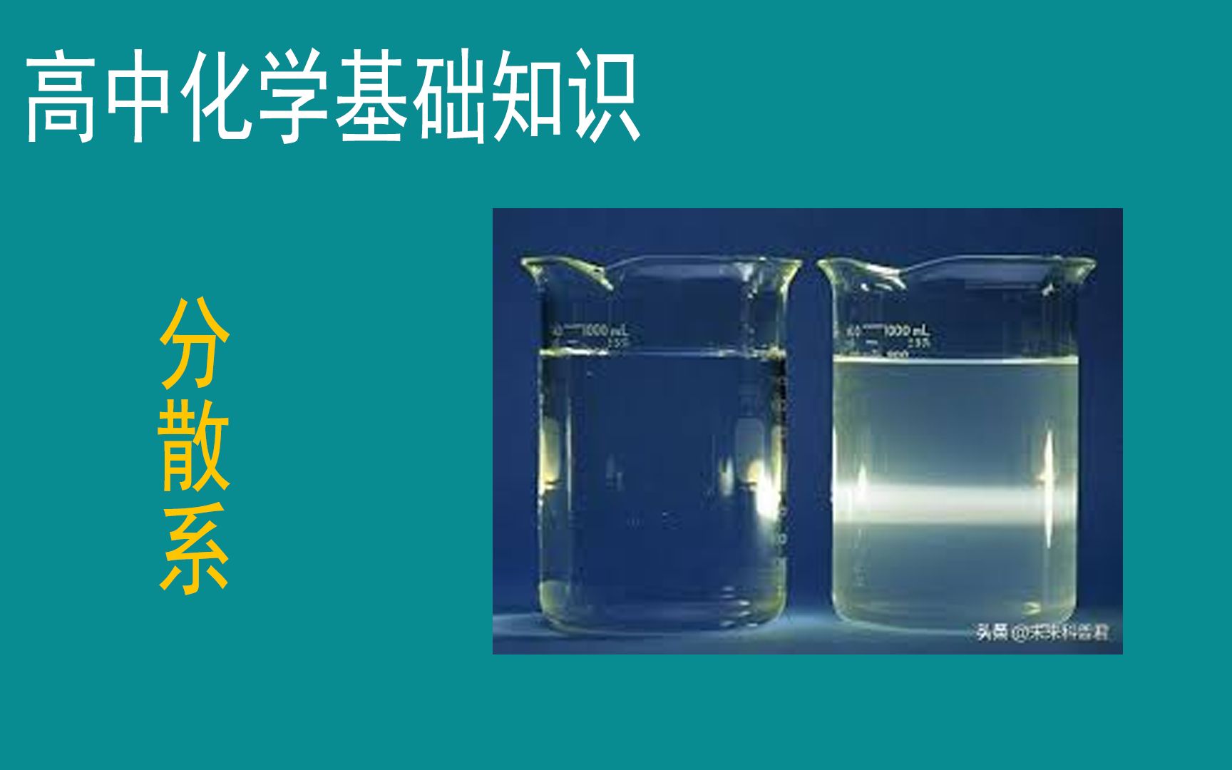 高中化学-基础知识-分散系
