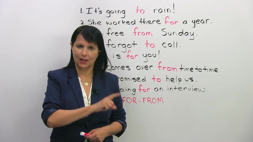 英语发音:如何用英语说TO,FOR,FROM