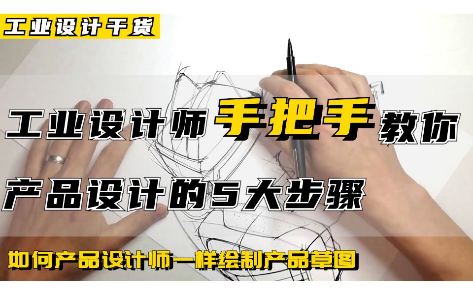 【工业设计干货】6分钟教你产品设计的5大步骤:如何像工业设计师...