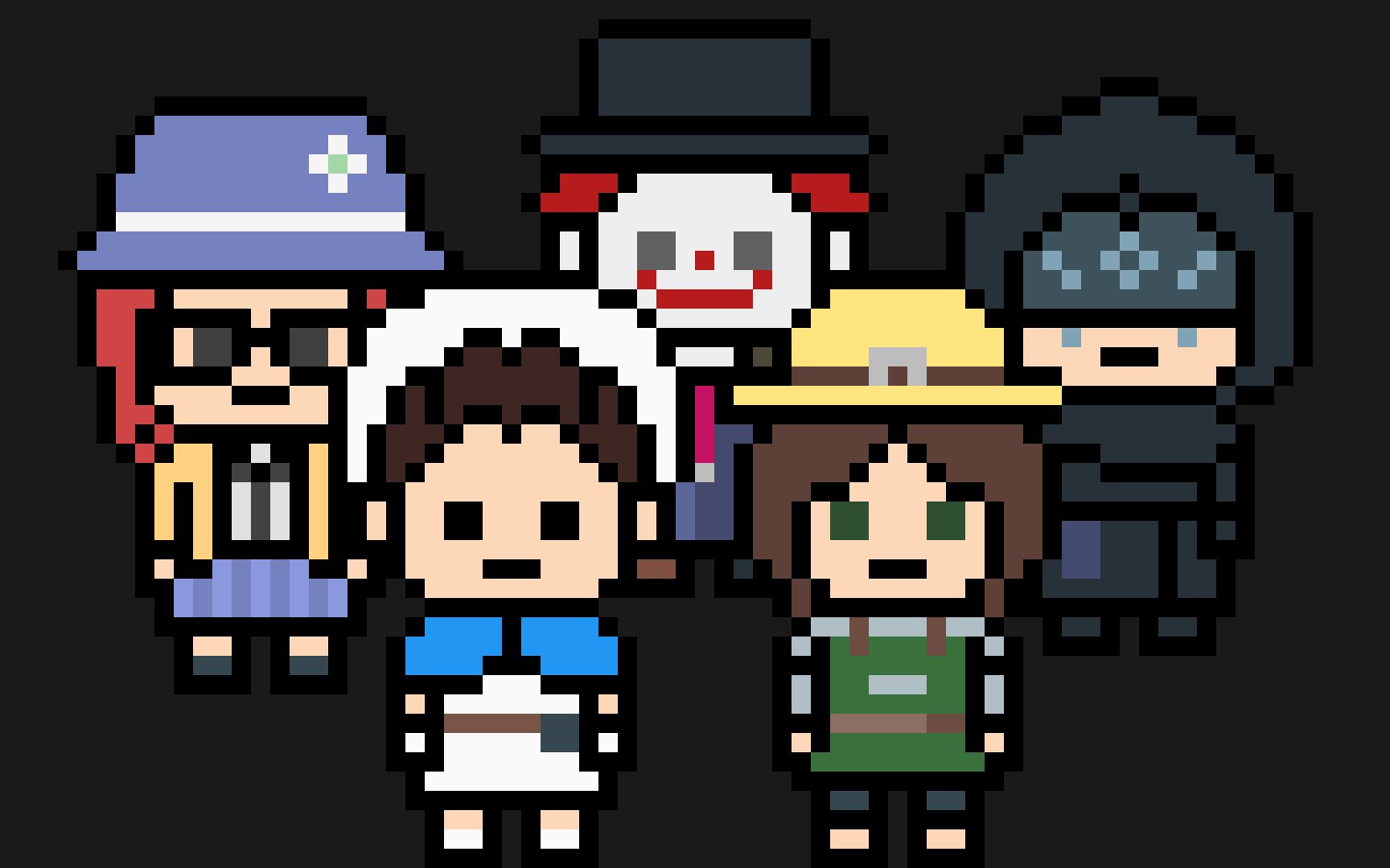 up自制游戏性超高的像素版第五人格!