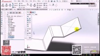 solidworks视频教程钣金10-交叉 折断 展开
