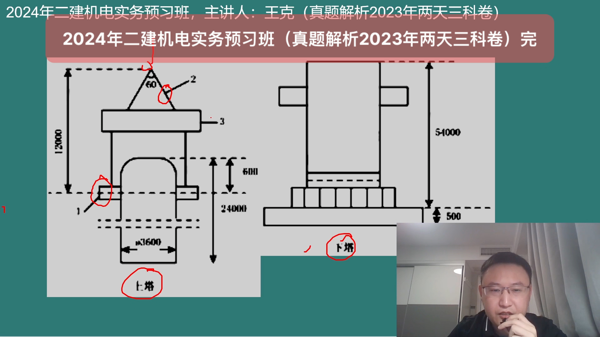 2024年二建机电实务预习班(真题解析2023年两天三科卷)完