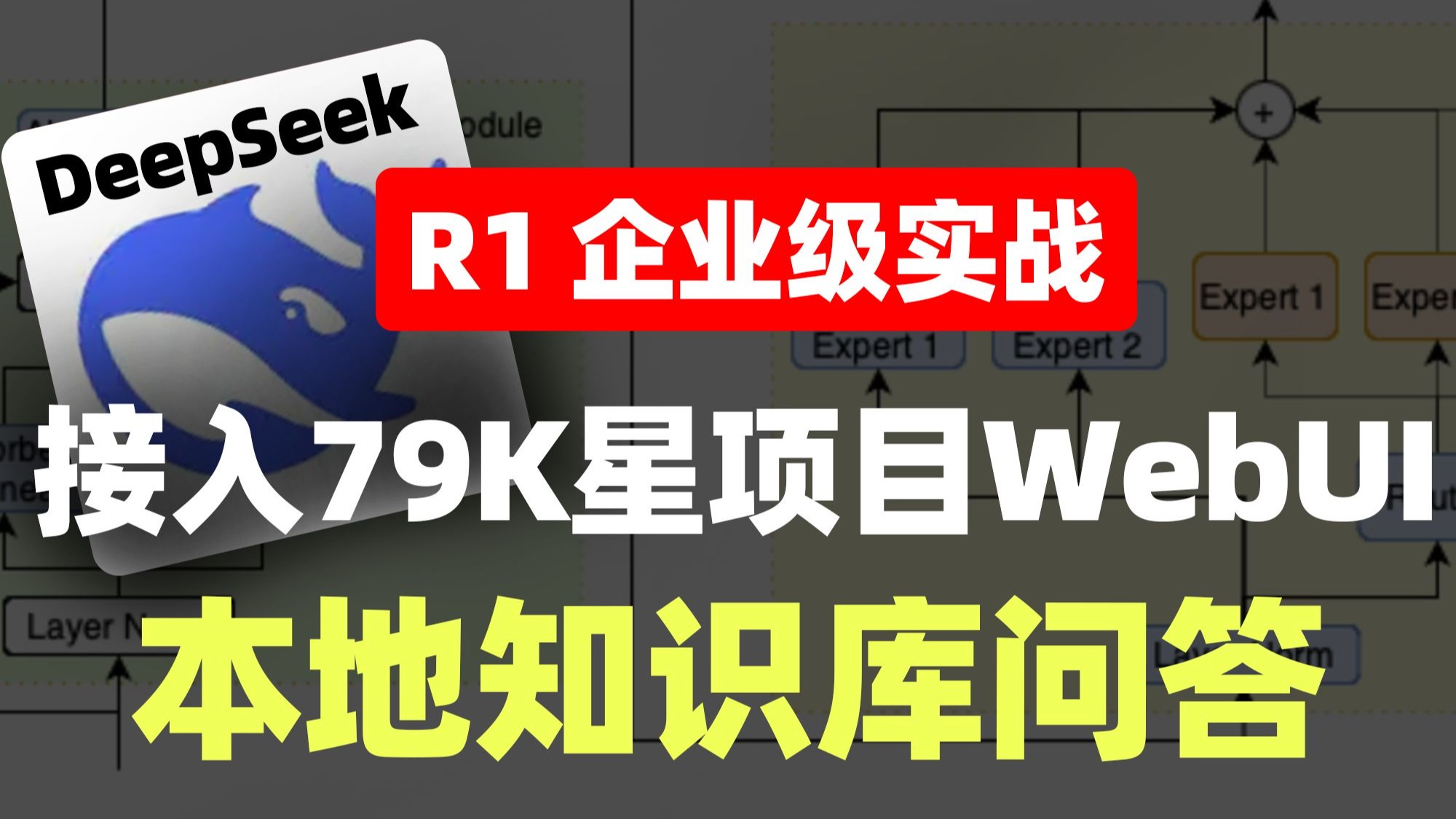 DeepSeek R1企业级实战!结合79K星项目Open-WebUI,考虑到企业...