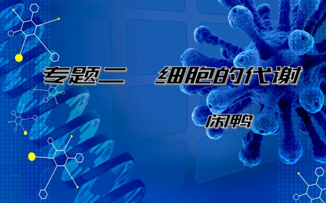 高考生物二轮复习--专题二--细胞的代谢