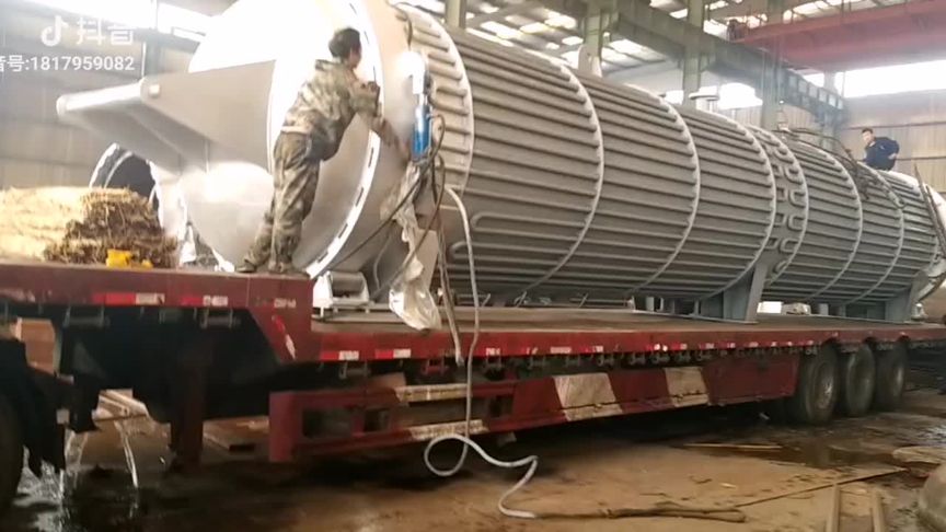 压力46公斤,直径2.3X13米快开门压力容器浸渍罐装车发货