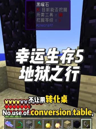 幸运生存5不让挖矿我去地狱瞅瞅#叶枫的日常#我的世界