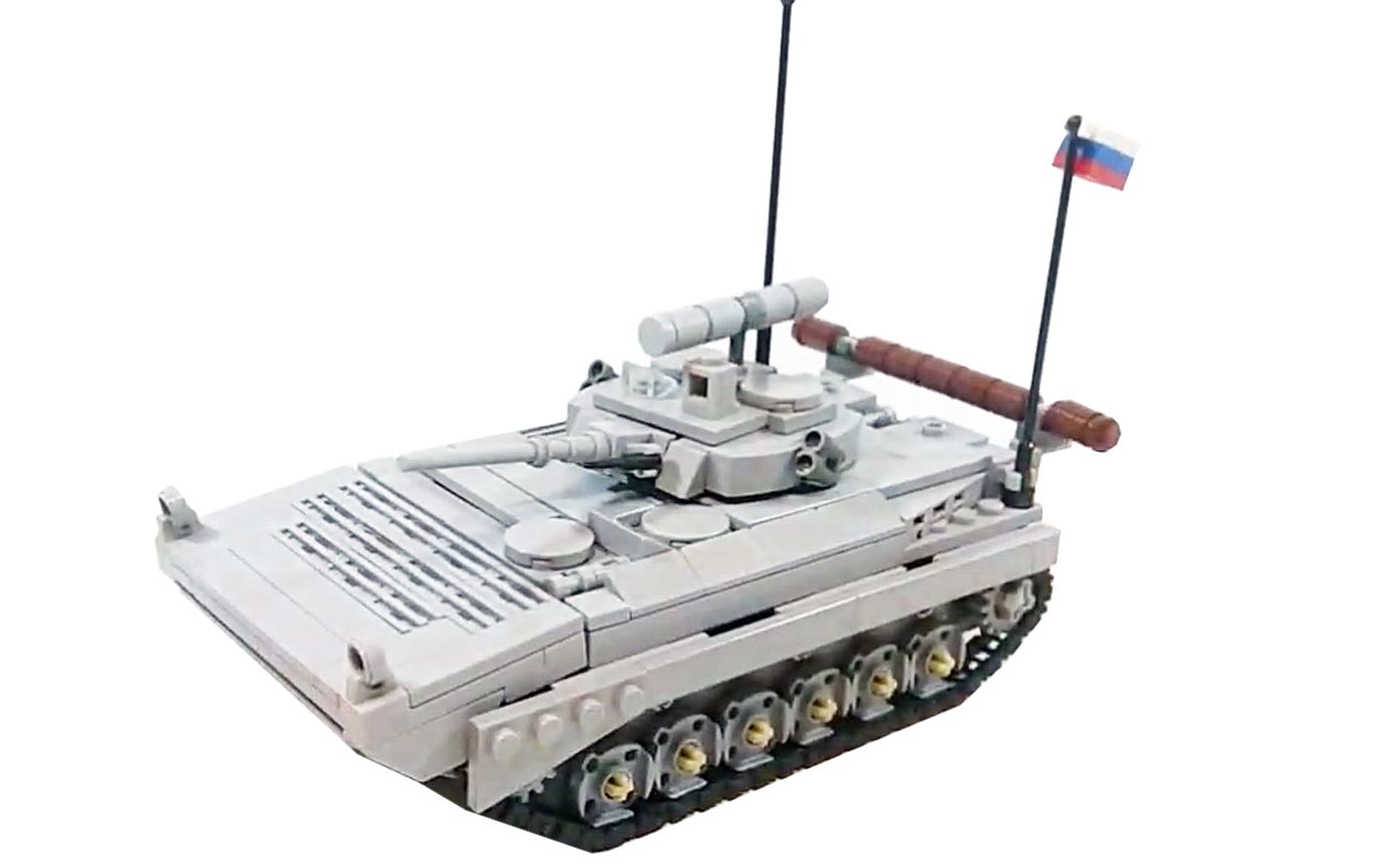 乐高MOC教程 苏联BMP-2步兵战车 拼搭指南