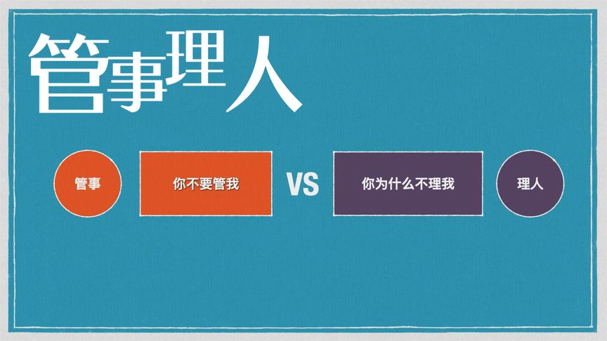 管理的实质:管事+理人