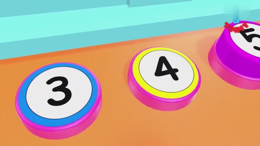 益智色彩数字认知动画,看动画教小朋友学习颜色认知数字1-10