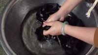 银狐绒第一次清洗。
