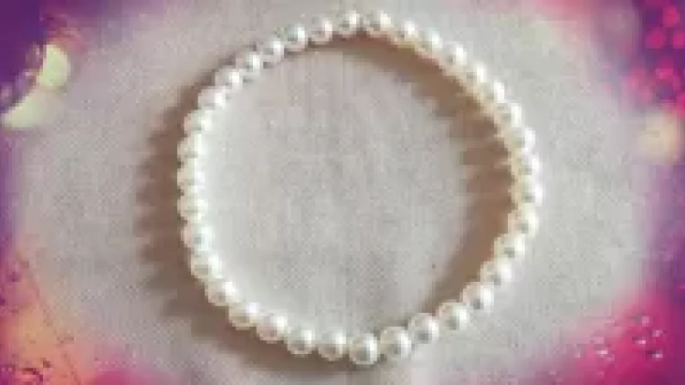 2分钟教你串珍珠项链技巧,绳子断了珠子也不会撒满地,太实用了