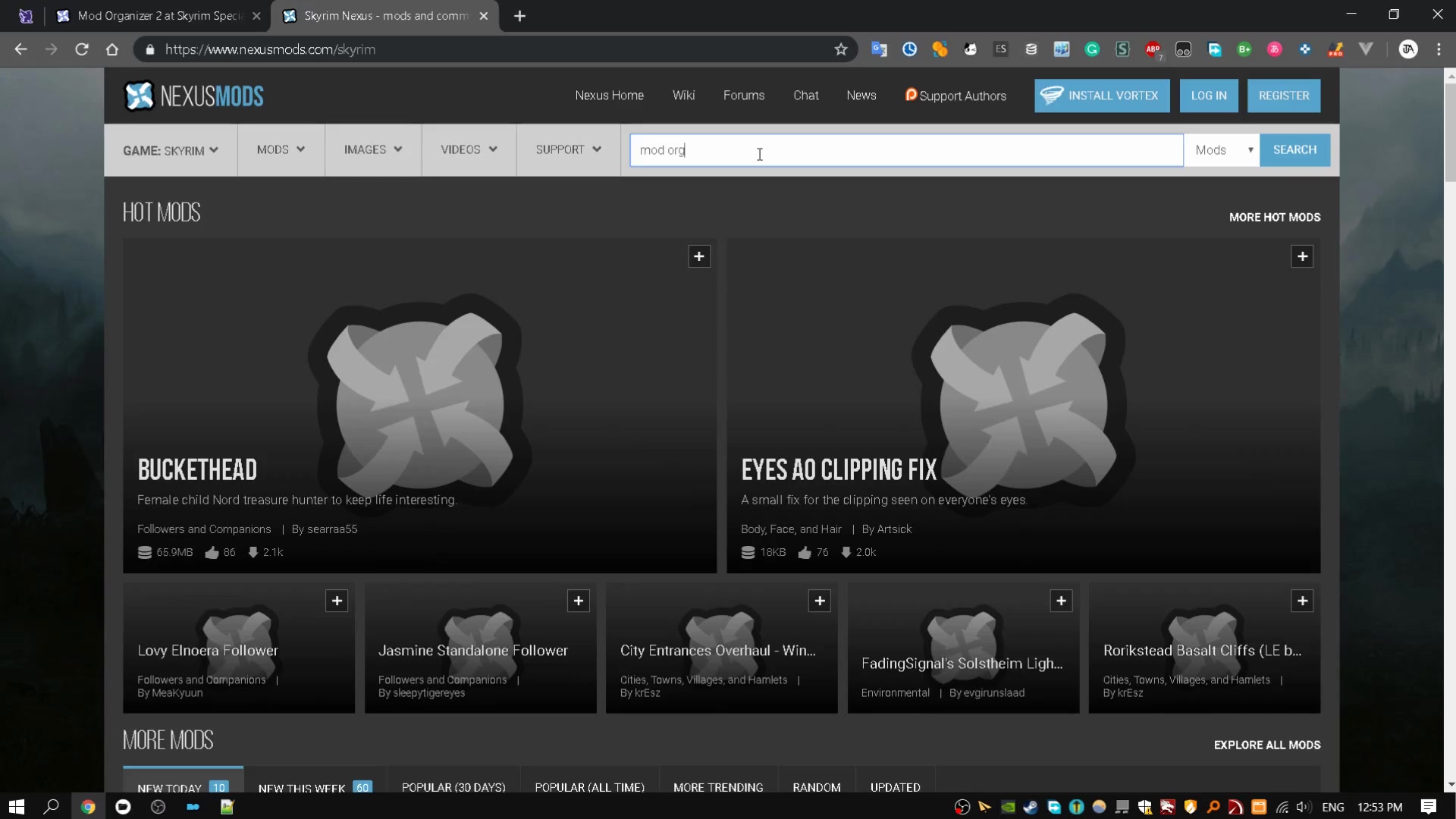 MO 和 SKSE 的下载和安装